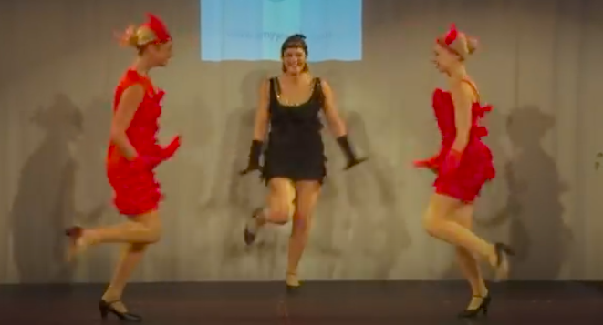 Dancers’ cheerful Charleston brings smiles across the internet