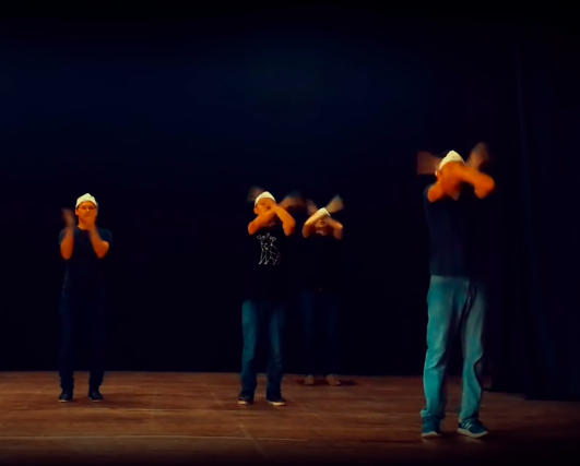 Six Men Mesmerize With Human Body Drumline Routine