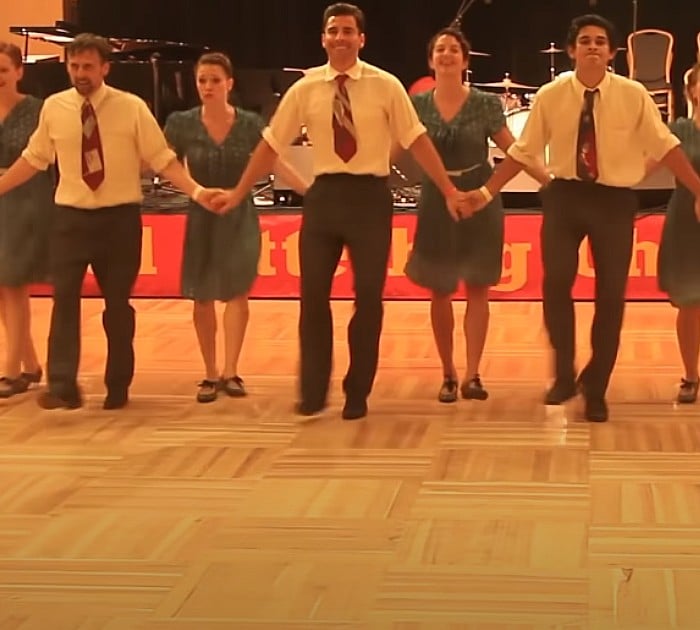 Shag Dancing Group Entertain With Routine