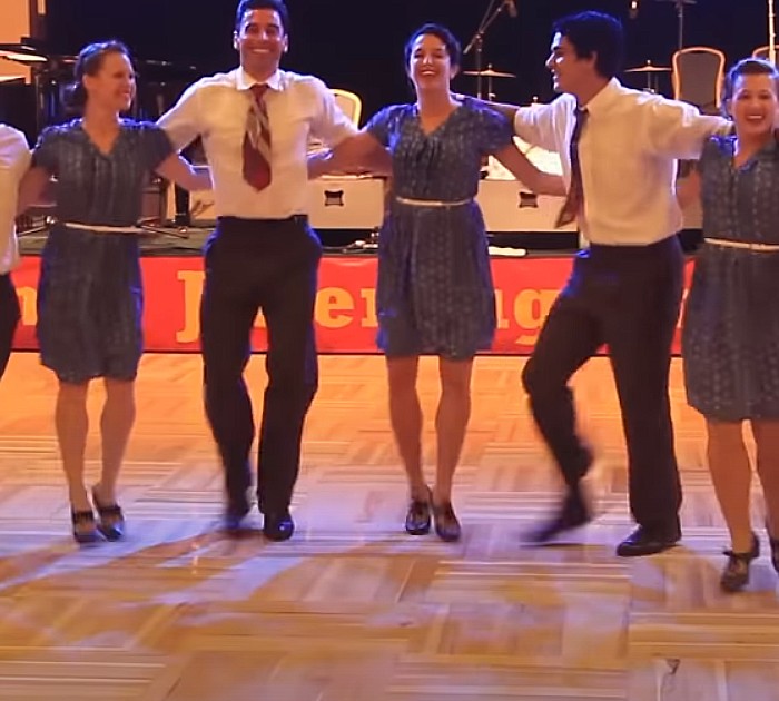 Shag Dancing Group Entertain With Routine