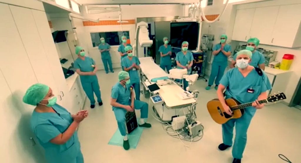 Cardiology team delivers inspiration with song remake ‘It Can’t Take Us ...