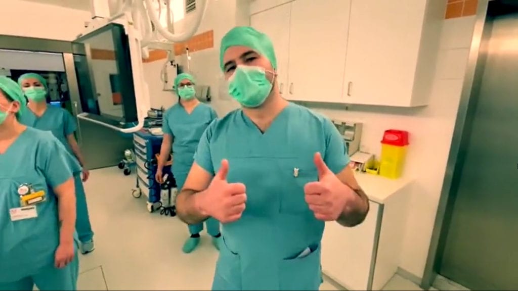Cardiology team delivers inspiration with song remake ‘It Can’t Take Us ...