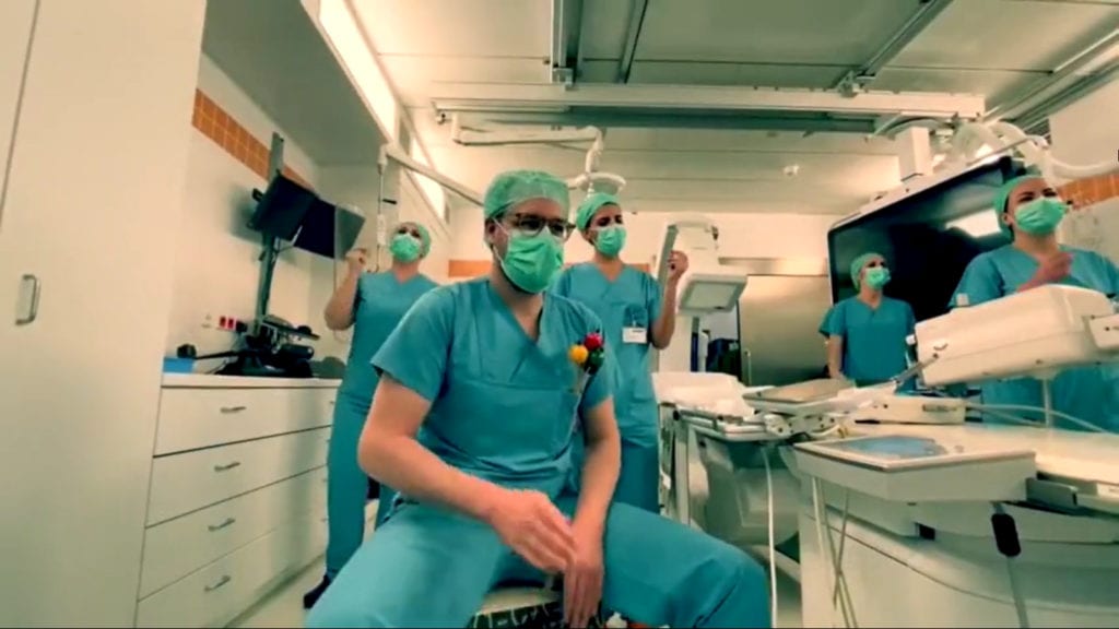 Cardiology team delivers inspiration with song remake ‘It Can’t Take Us ...