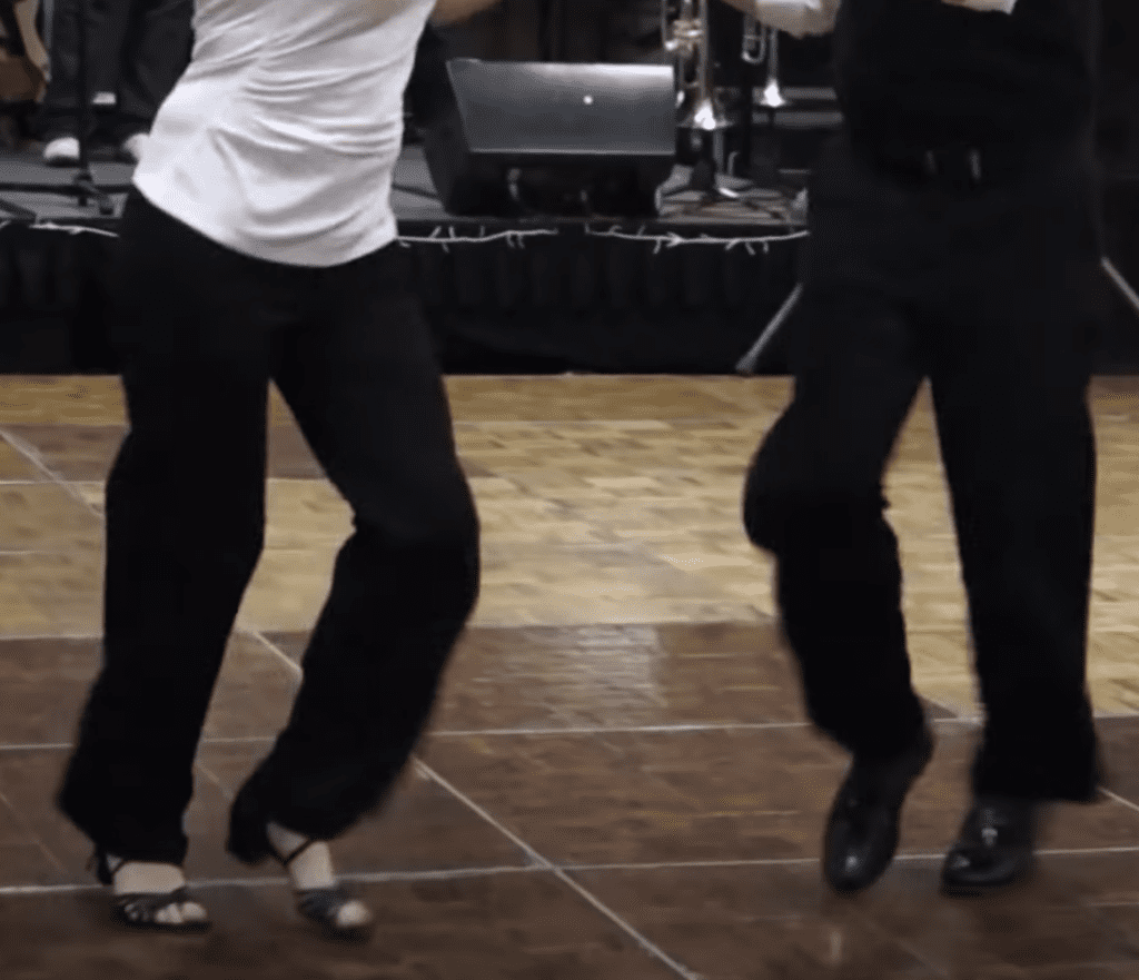 Championship Couple Lights Up Dance Floor