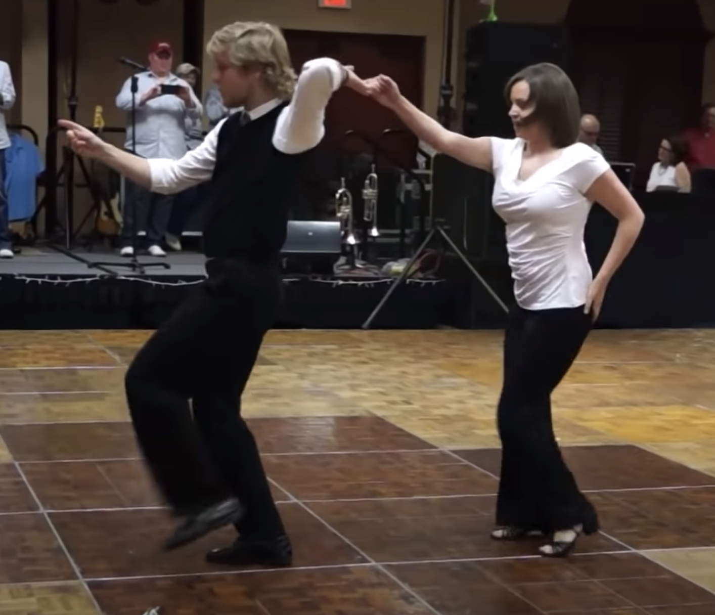 Championship Couple Lights Up Dance Floor