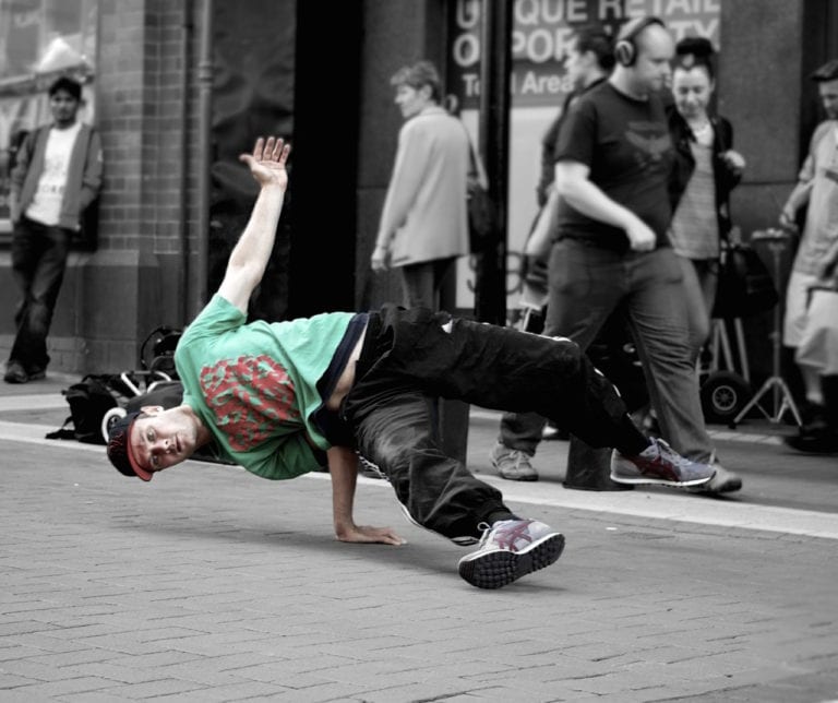 Little Boy Adds His Own Flair At Clogging Competition