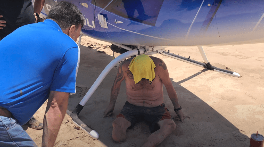 Reporters find missing man during news coverage