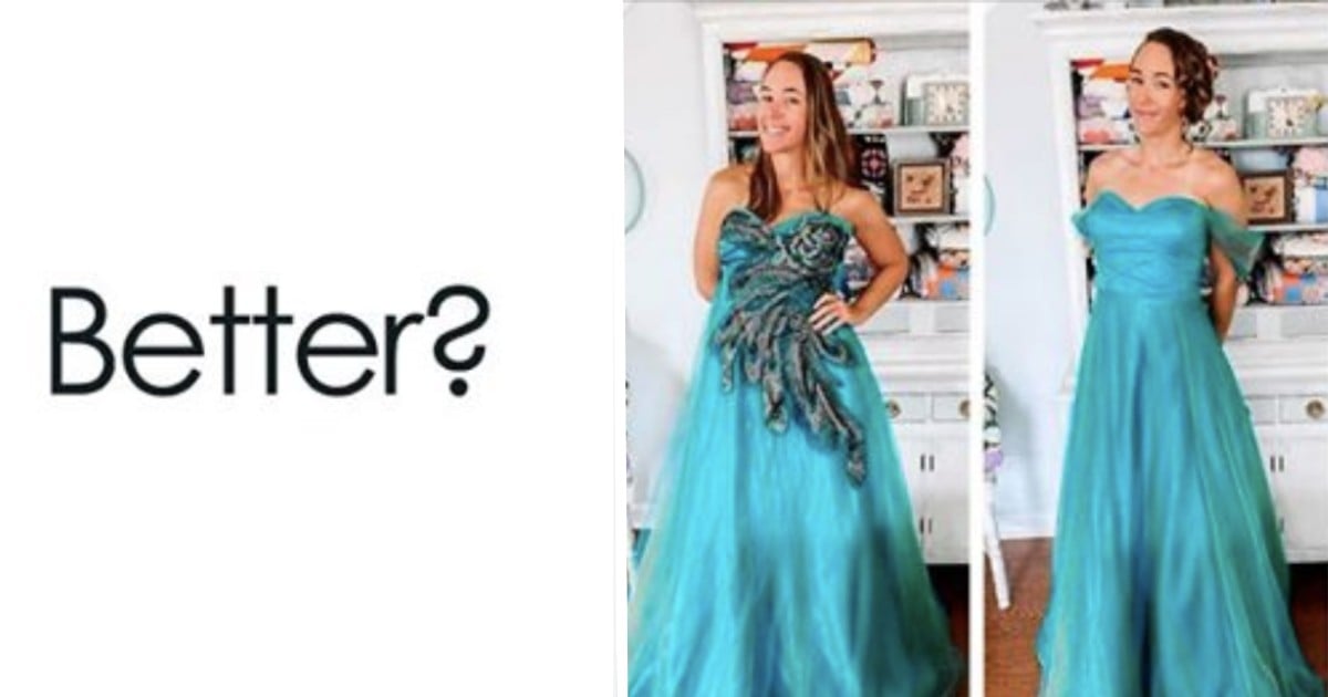 Woman alters thrift store finds into stylish outfits and models them in ...