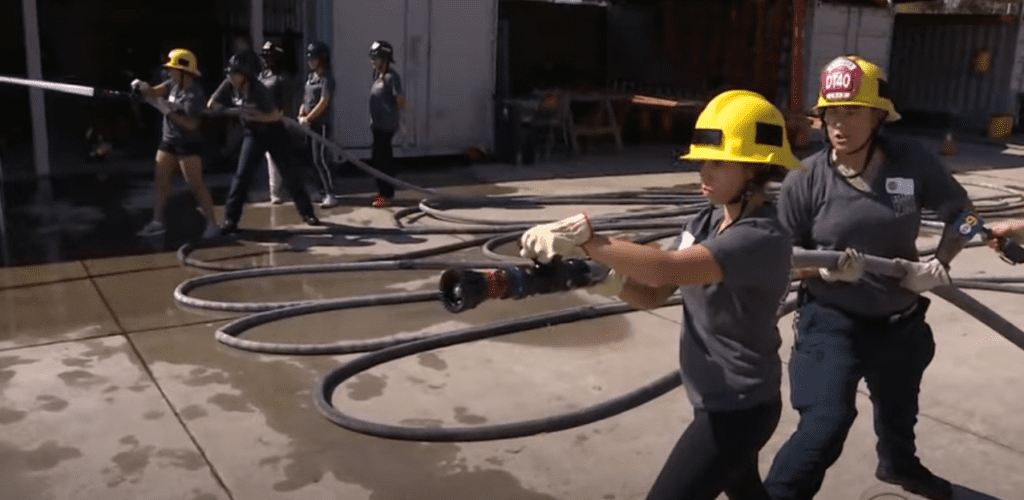 Internet celebrates first all-female firefighting crew making history