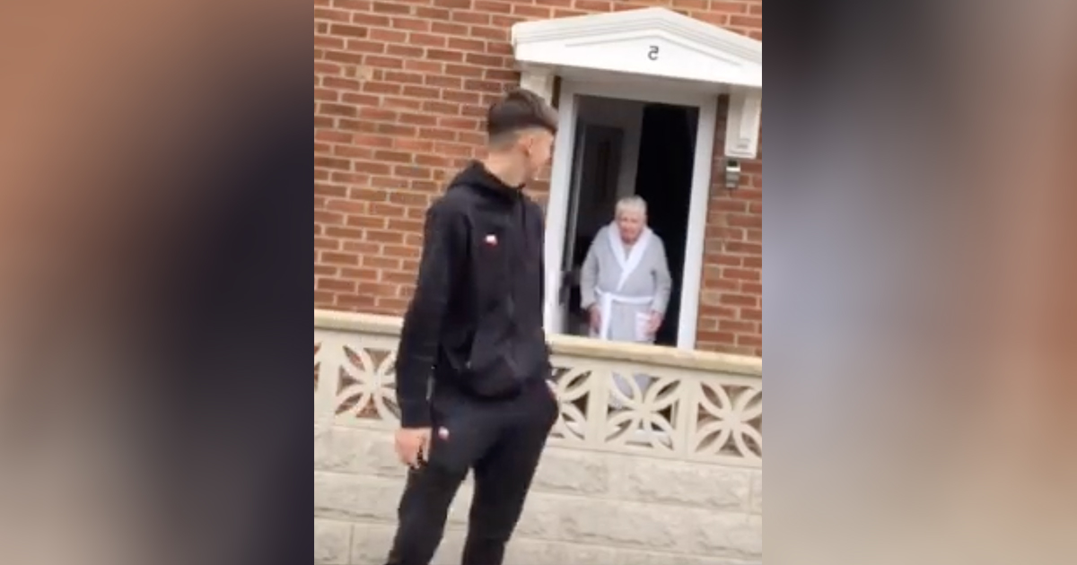 Grandson and grandma break out slick moves for dance challenge