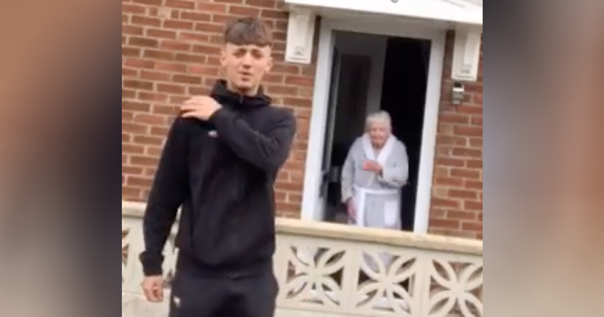 Grandson and grandma break out slick moves for dance challenge