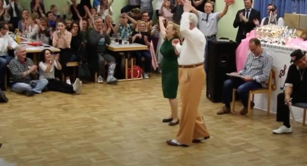 Seniors show off epic boogie woogie dance moves