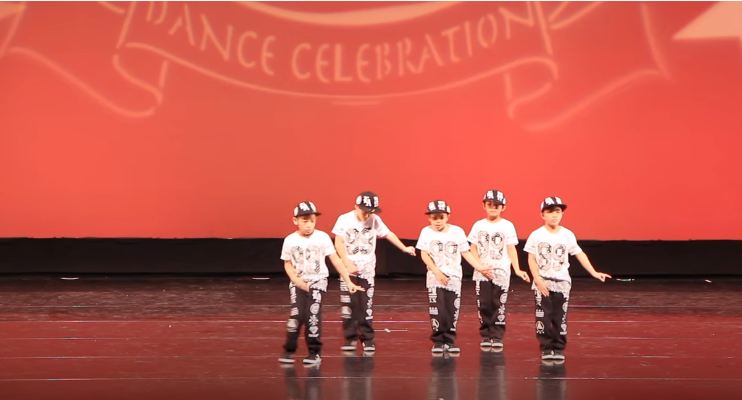 7- and 9-year-old boys own the floor with wildly entertaining dance