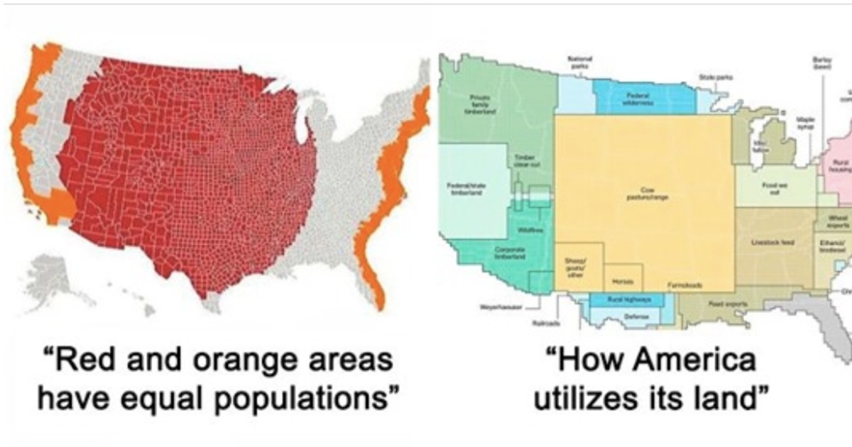50 Maps that show things you probably didn’t know about America