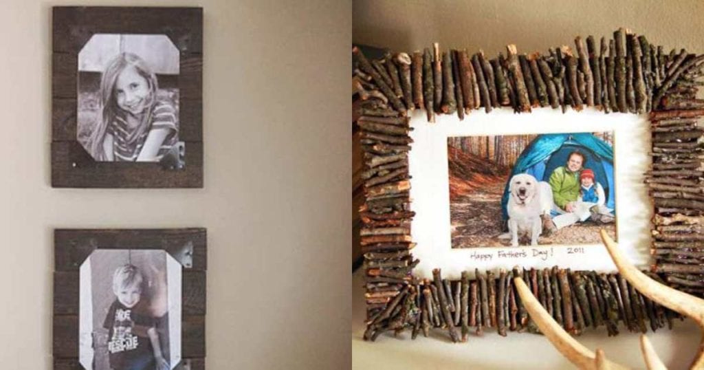 30 Cool DIY picture frames projects for your home