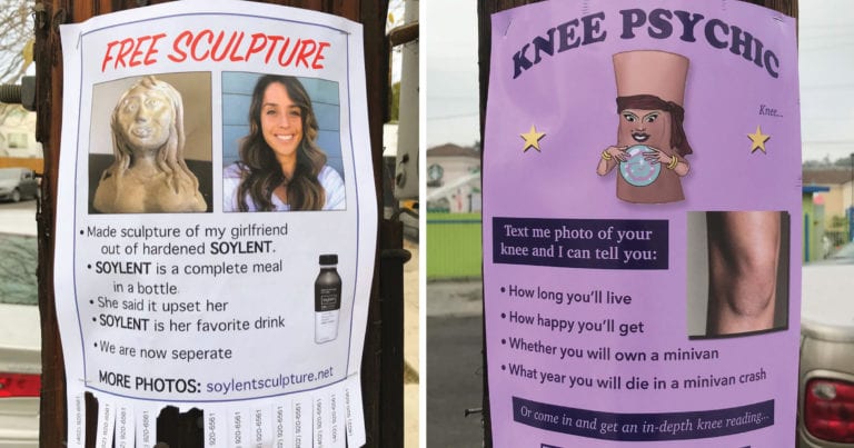 Man keeps trolling his community with hilarious posters and we have the ...
