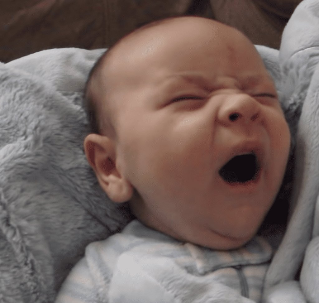 Sweet Baby Wakes Up Displaying Every Emotion