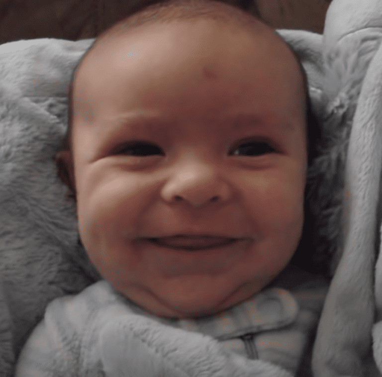 Sweet Baby Wakes Up Displaying Every Emotion