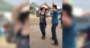 Couple steals the spotlight with romantic country dance to ‘Hard To Love’