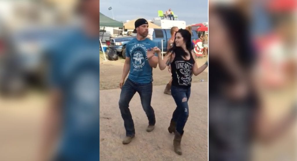 Couple steals the spotlight with romantic country dance to ‘Hard To Love’