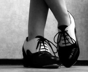 Little girl puts on a tap-dancing show of a lifetime for her family