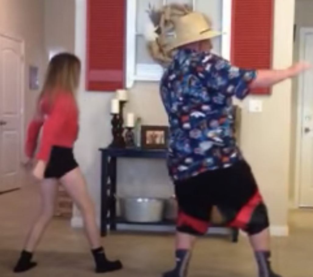 Dad Joins In Dancing With Daughter And Steals The Show