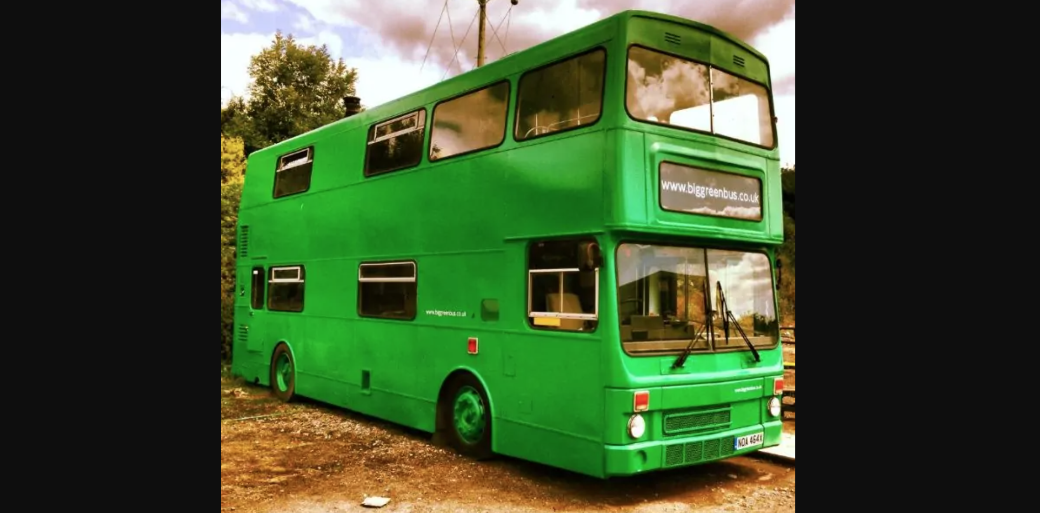 Man converts an old double-decker into a dreamy 3-bedroom rental