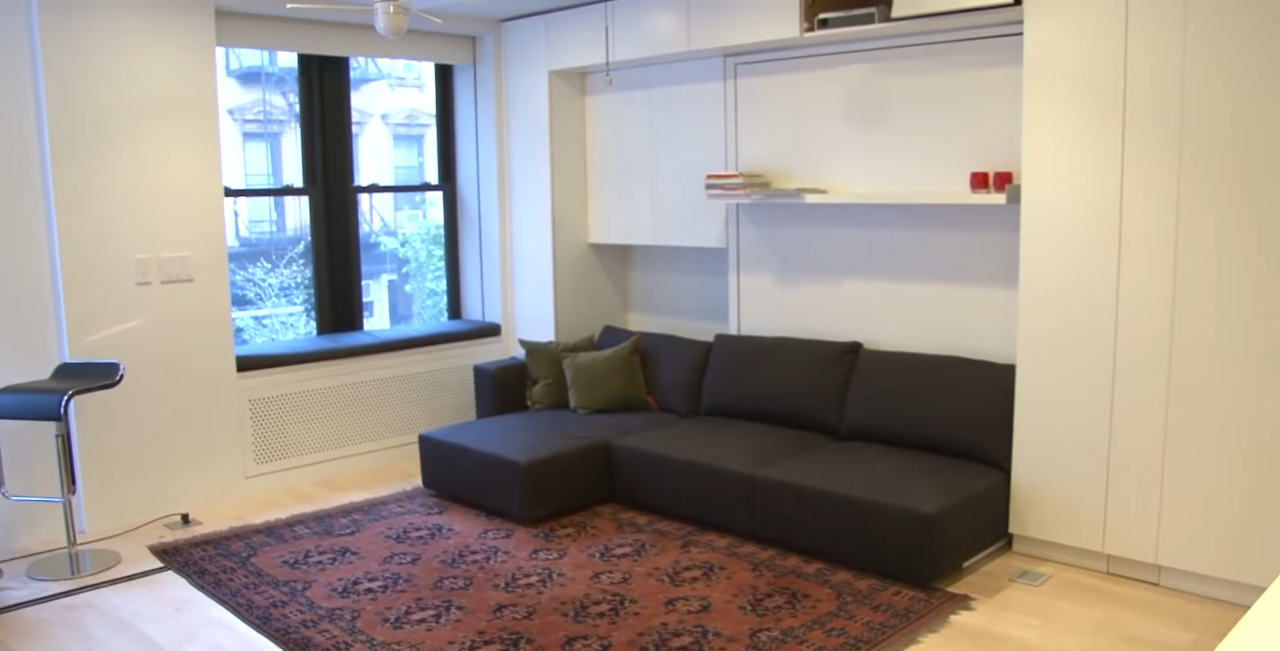 Man gets 1100 square feet out of 420 square foot New York apartment ...