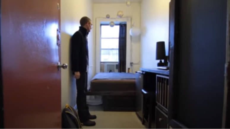 Man lives in 78-square foot New York apartment – walk through to see if ...