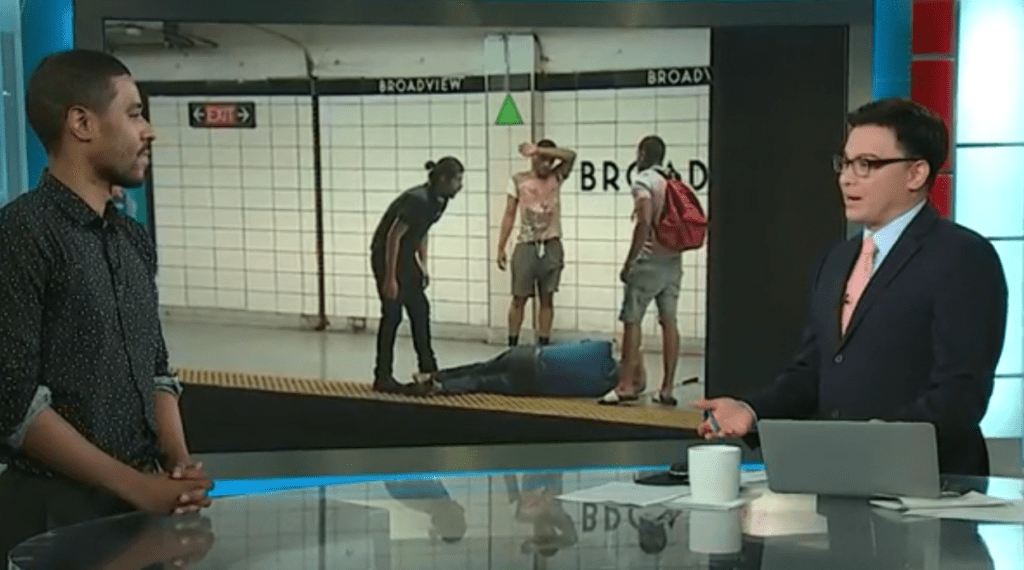 3 Men save blind man’s life, leaping onto train tracks with seconds to ...