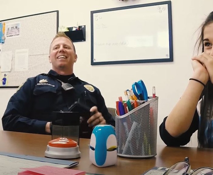 Cop told to step into school’s office where they reveal video footage ...