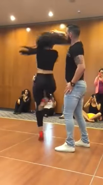 Couple’s sensual dance is hard to look away from