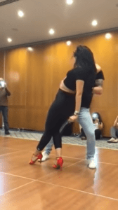Couple’s sensual dance is hard to look away from