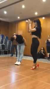 Couple’s sensual dance is hard to look away from