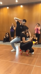 Couple’s sensual dance is hard to look away from
