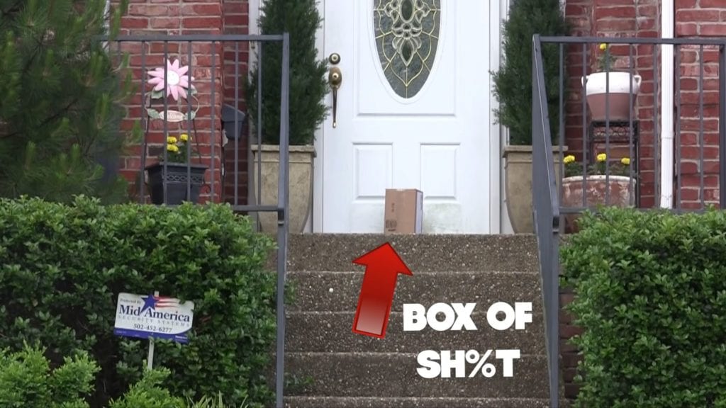 Package thief steals from front porch in broad daylight unaware there's ...