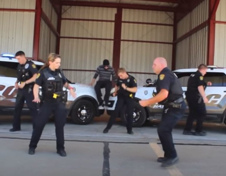 Cops Take Line Dance To Hilarious New Level