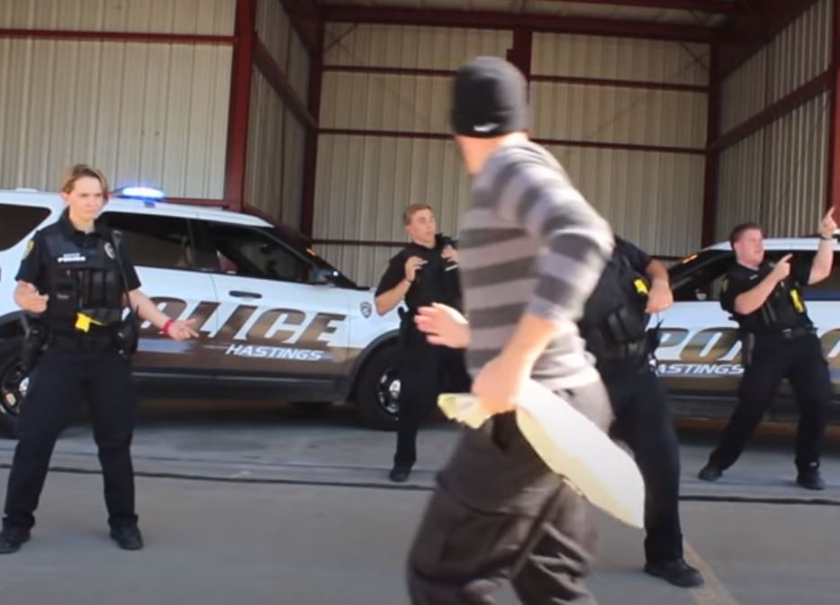Cops Take Line Dance To Hilarious New Level