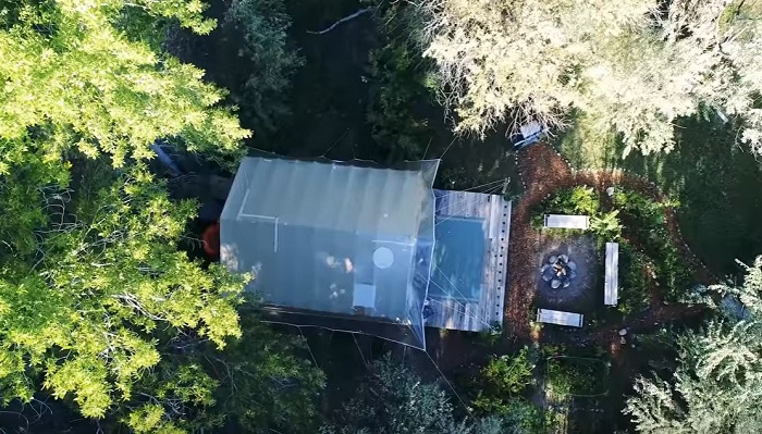 Couple gives a glimpse into dream tiny home tent they live in with 2 kids
