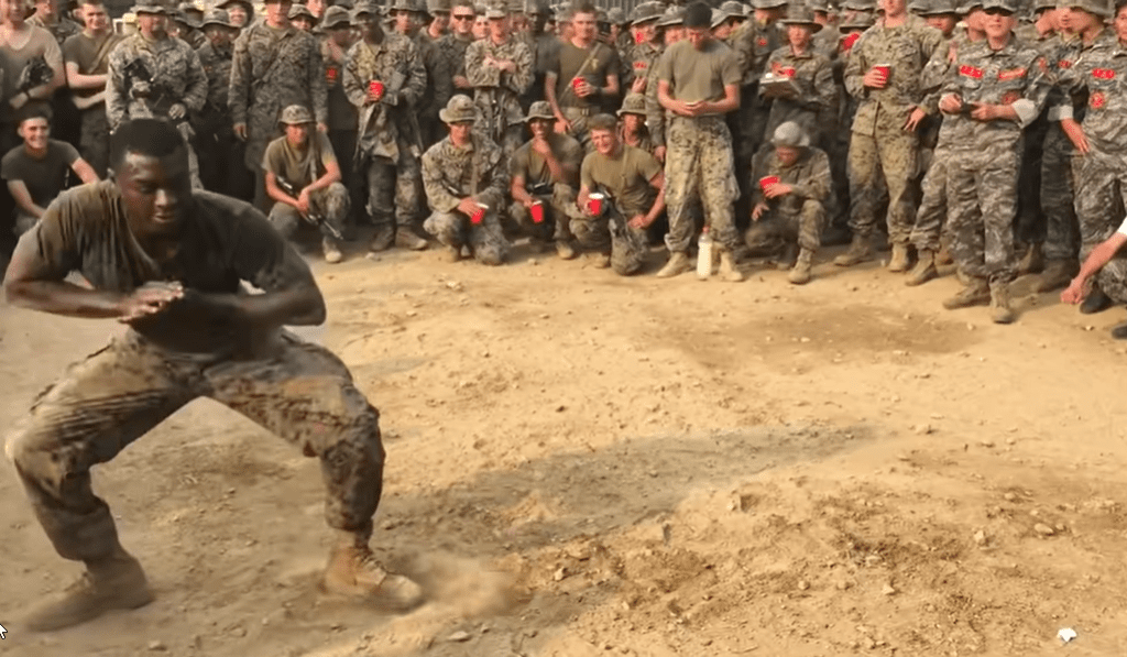 U.S. Marines square off in epic dance battle with South Korean Marines