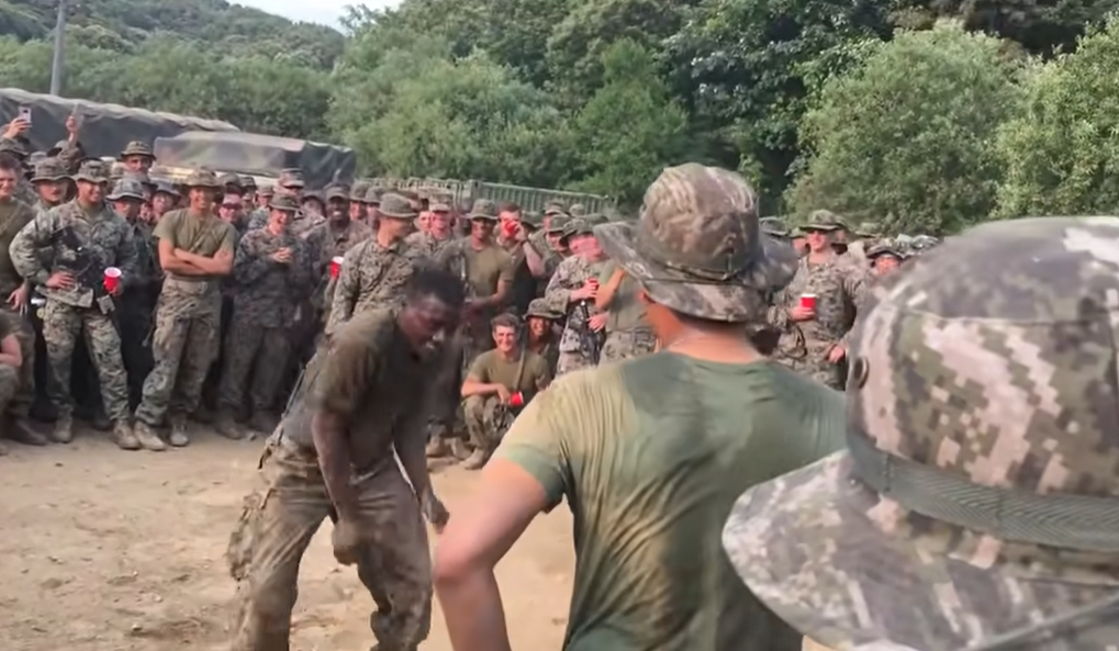 U.S. Marines square off in epic dance battle with South Korean Marines