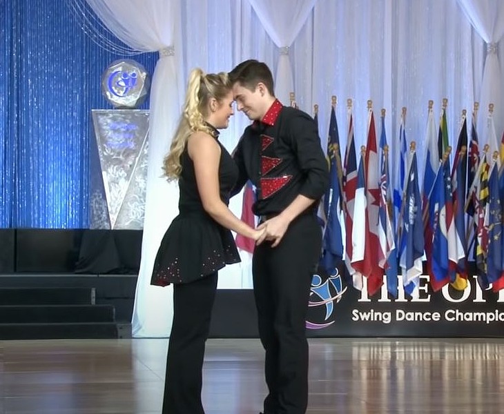 Girl grabs boy – then duo brings the house down with championship ...