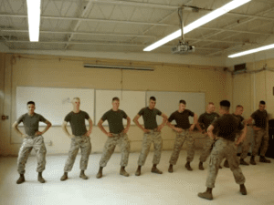 Nine Marines Steal Spotlight With Fiery Dance Moves