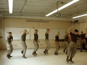 Nine Marines Steal Spotlight With Fiery Dance Moves