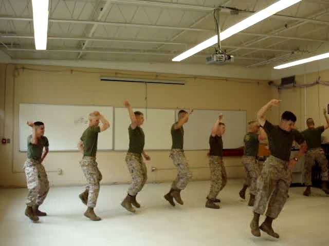 Nine Marines Steal Spotlight With Fiery Dance Moves