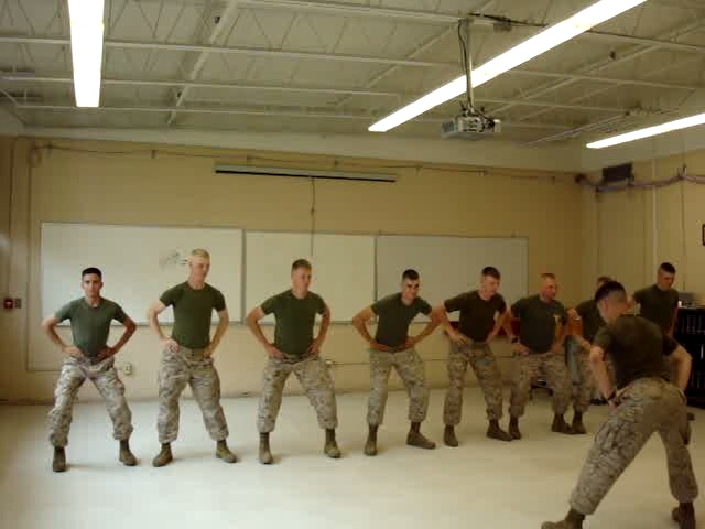 Nine Marines Steal Spotlight With Fiery Dance Moves