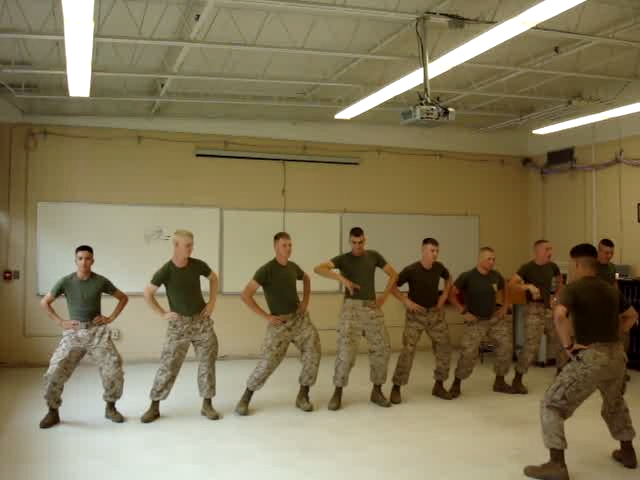Nine Marines Steal Spotlight With Fiery Dance Moves