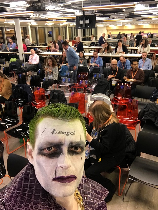 40 times someone showed up on Halloween with the only costume