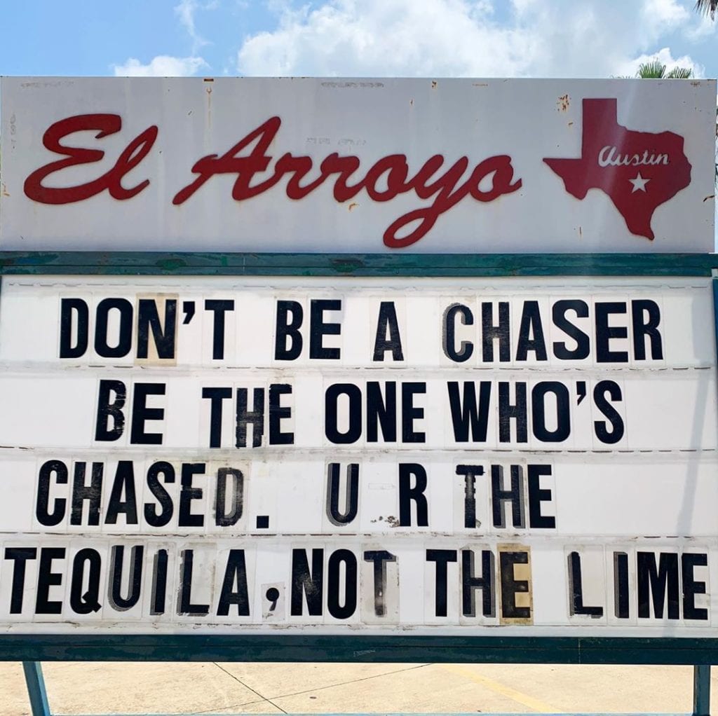 This Texas based restaurant always puts up the funniest signs and these ...