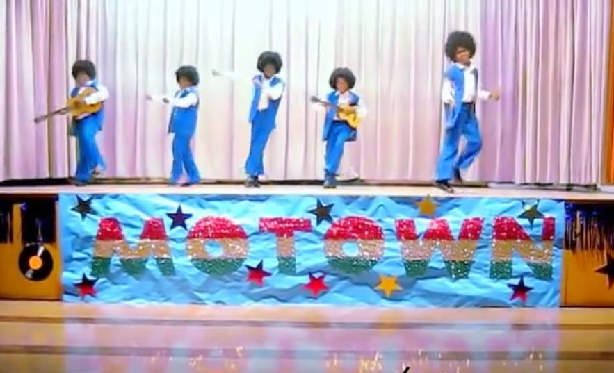 Elementary school students become superstars in school show